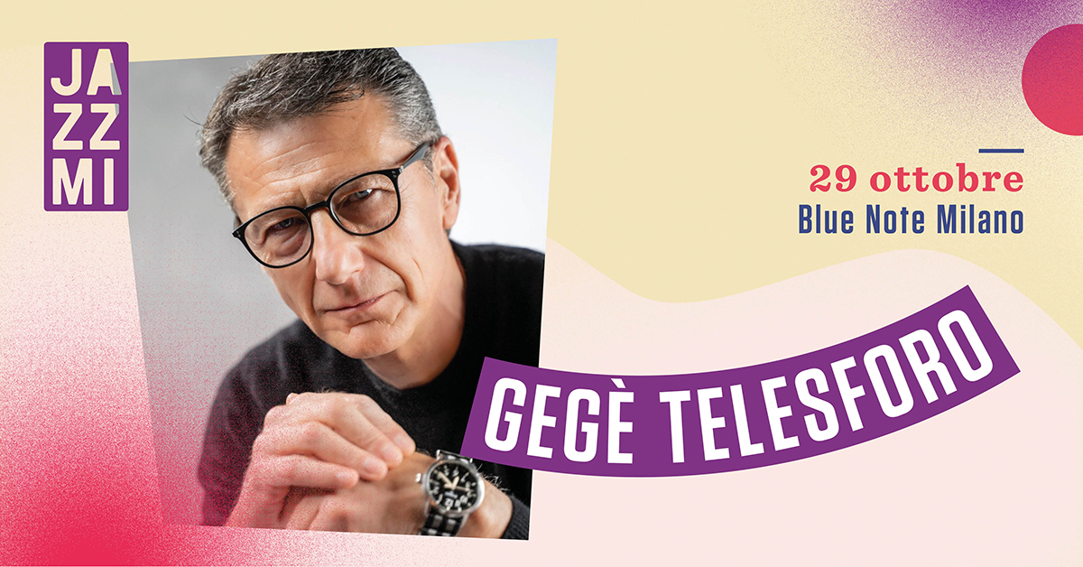 Concerto GeGè Telesforo- 29 Ottobre 2020 - Milano - Nice Price